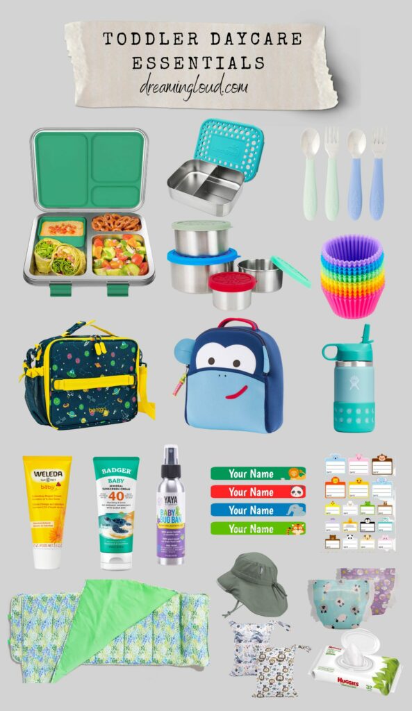 Toddler Daycare Essentials: What to Pack for Your Toddler Each Day ...